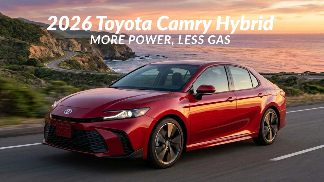 2026 Toyota Camry Hybrid – More Power, Less Gas